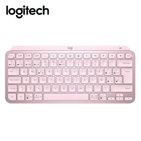 Teclado Logitech MX Keys Mini Multi-Device BT Rose SP