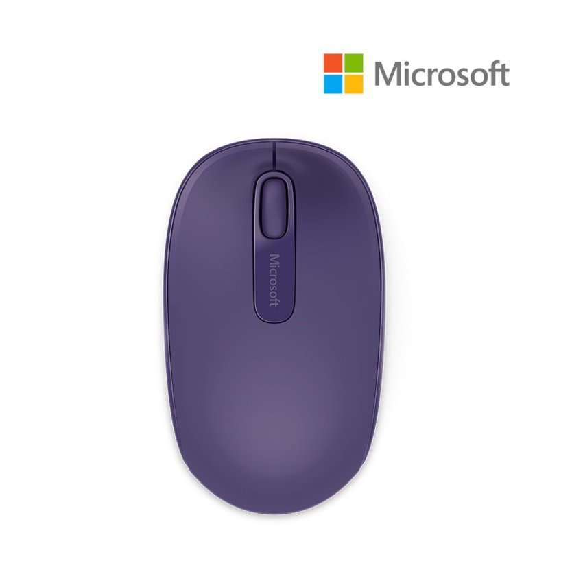 Mouse Microsoft Inalambrico 1850 Usb Morado